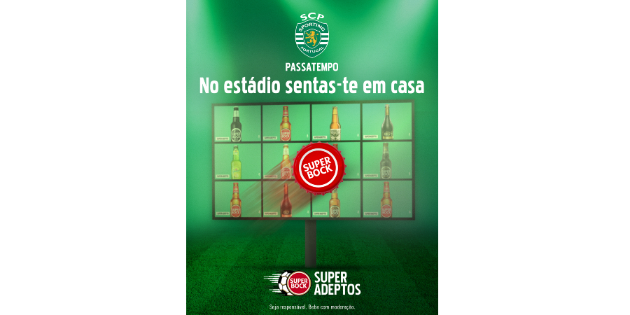 Super Bock leva adeptos do Sporting ao estádio… sem saírem de casa ...