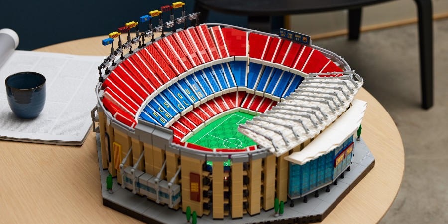 Fãs do Barcelona já podem construir o seu estádio com peças LEGO ...