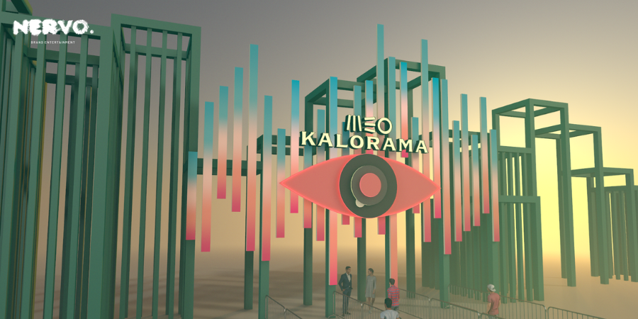 No MEO Kalorama há um “olho que tudo vê” à entrada que se movimenta ao ...